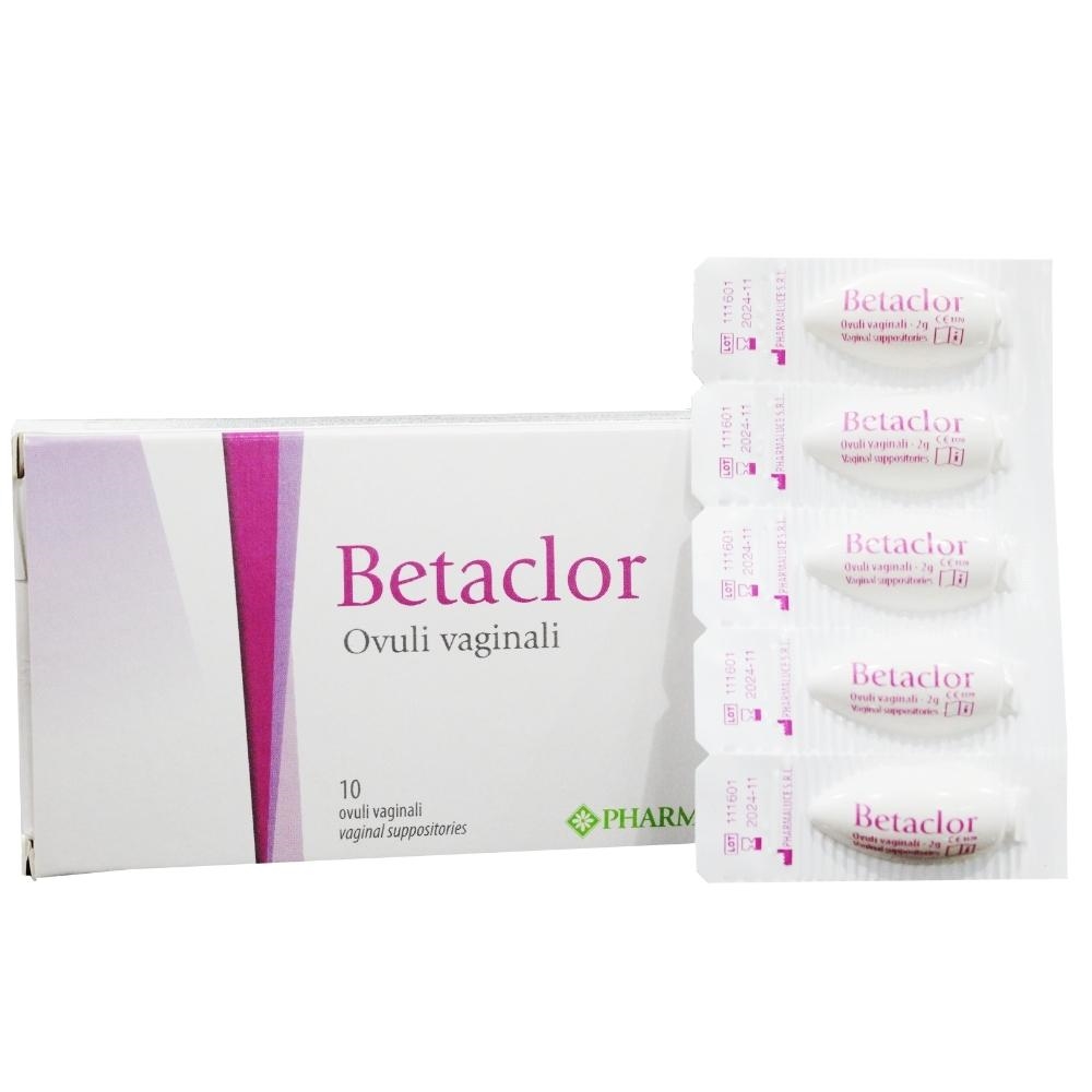 Betaclor® Viên đặt phụ khoa điều trị nấm, viêm, dưỡng ẩm bôi trơn se khít